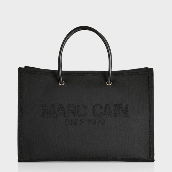 Marc Cain | Bags | Marc Cain Black Rethink Together Shopper Tote Bag ...